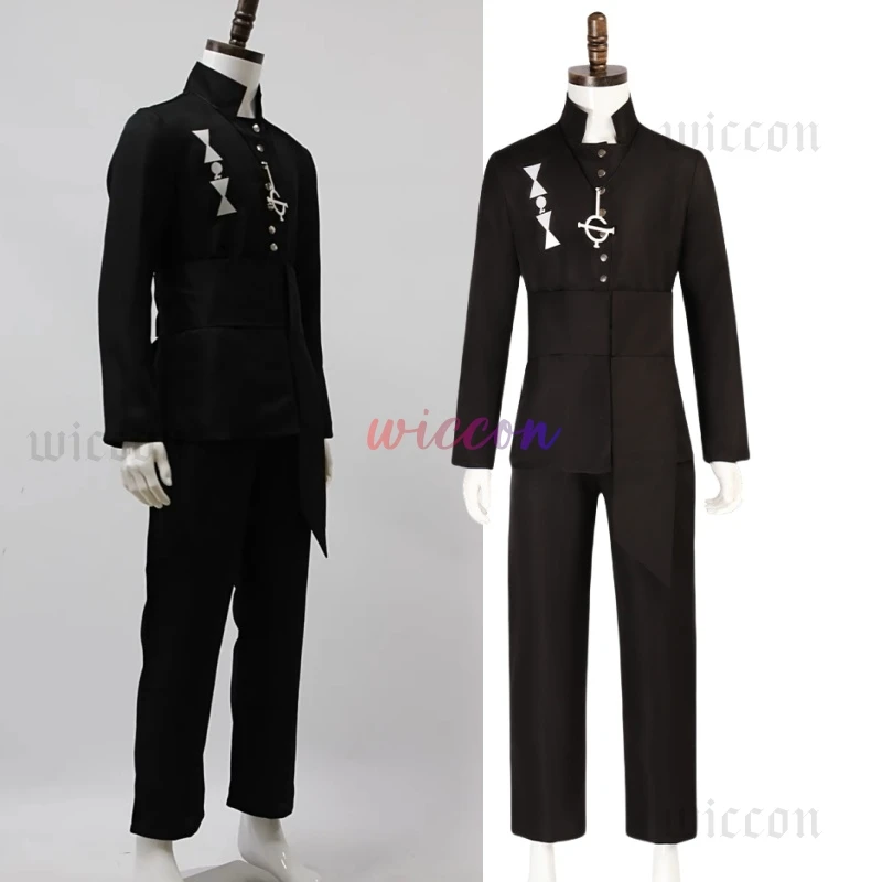 Nameless Ghoul Cosplay Costume Black Coat Props Halloween Outfit ...
