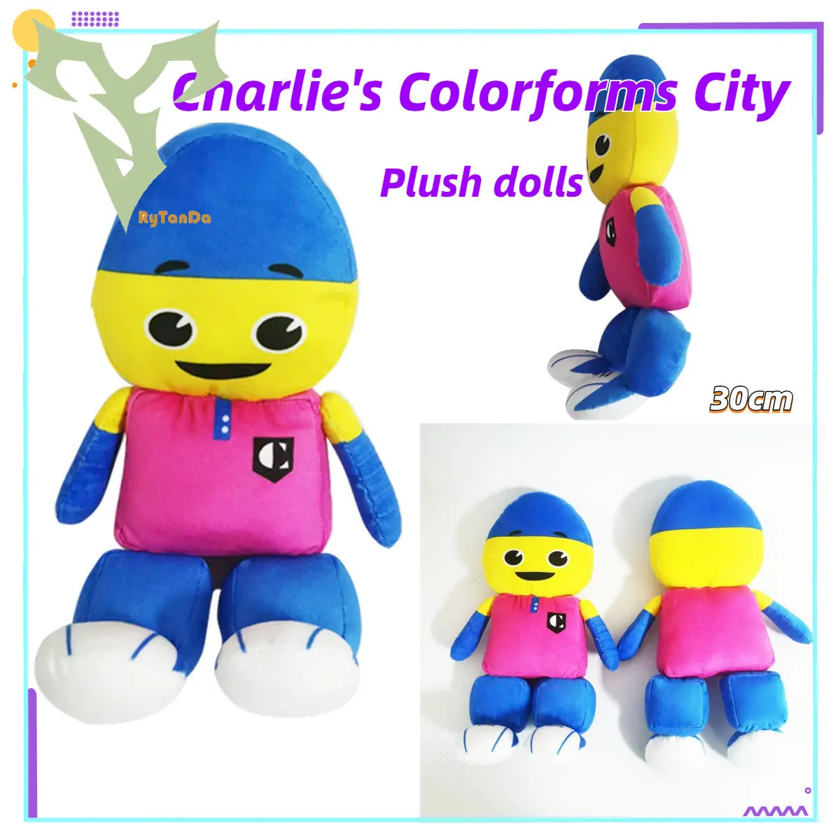 30cm-Charlie-Colorforms-City-Plush-Doll-Cartoon-Animation-Perimeter-Soft-Stuffed-Plushie-Toys ...