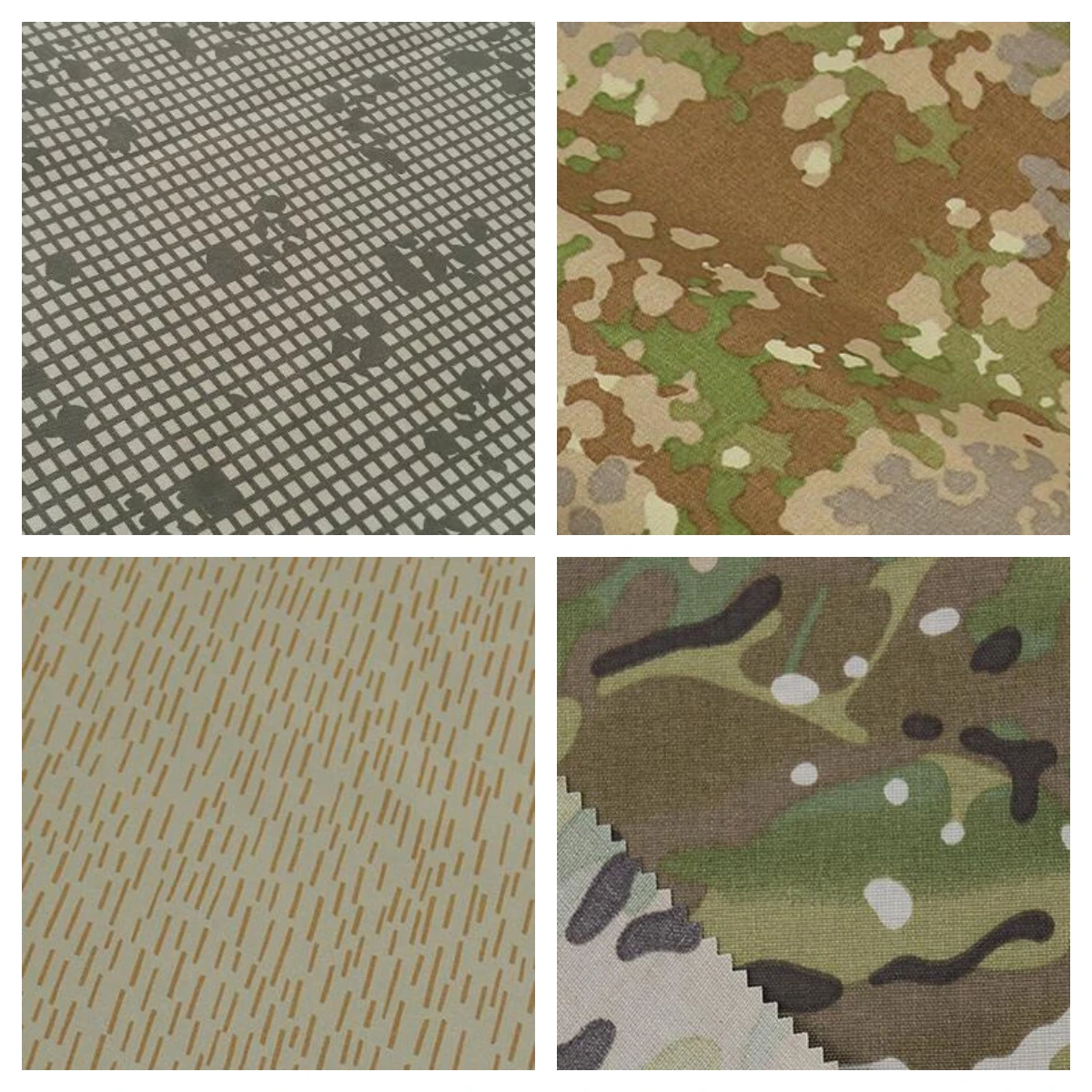 500D Nyloy Tacital Camouflage Fabric Sample Military Sewing Material ...