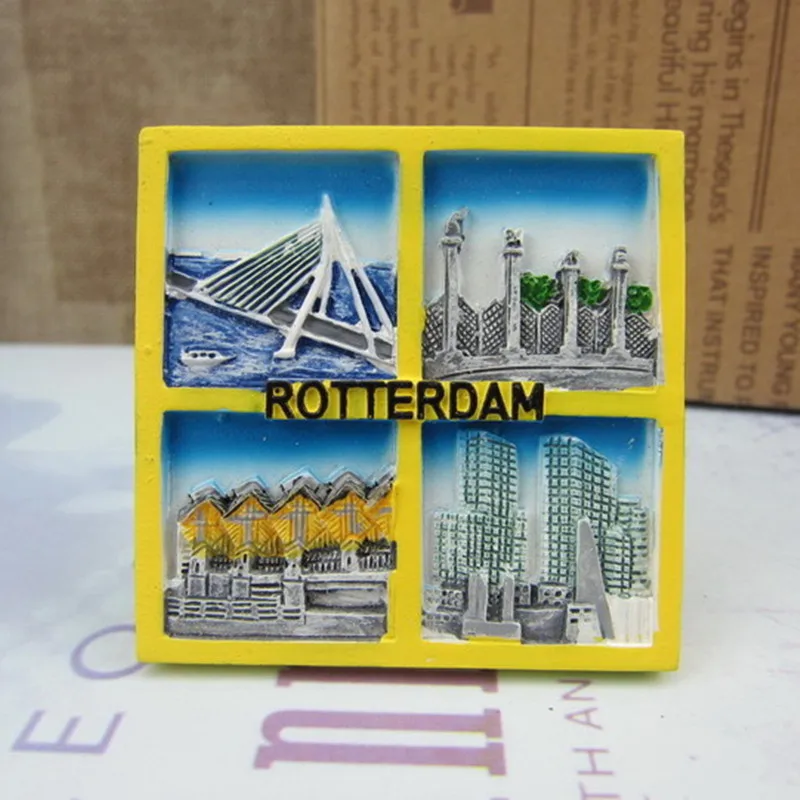 Netherlands Fridge Magnet Rotterdam Holland Tourism Souvenirs Fridge ...