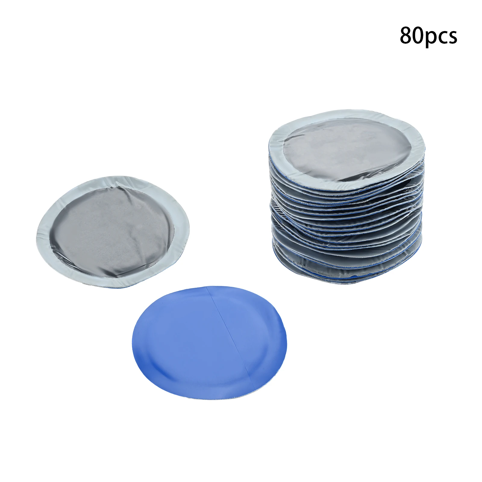 80Pcs Tire Repair Patch,58mm Circular Inner Tube Repair Tool,Universal ...