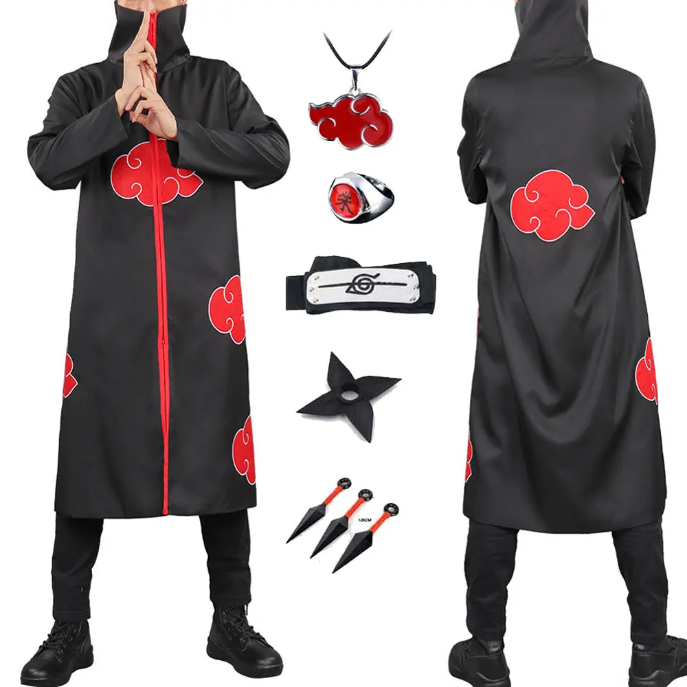 Kakuzu-Of-The-Akatsuki-Robe-Cloak-Ring-Headband-Cosplay-Halloween ...
