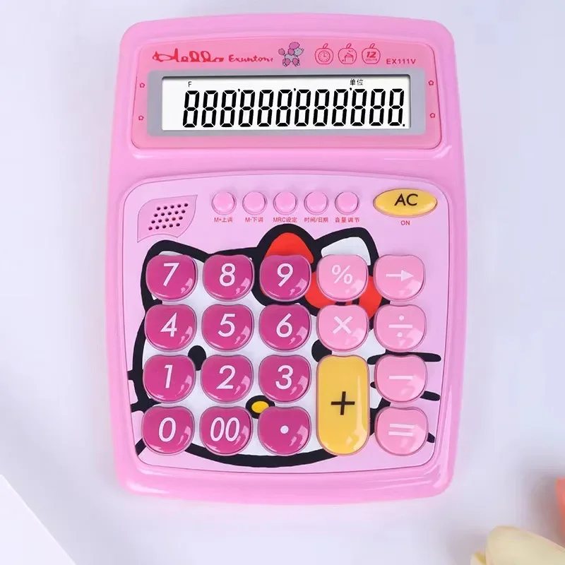 New-Sanrio-Hello-Kitty-Calculator-Anime-Figure-Kawaii-Human ...