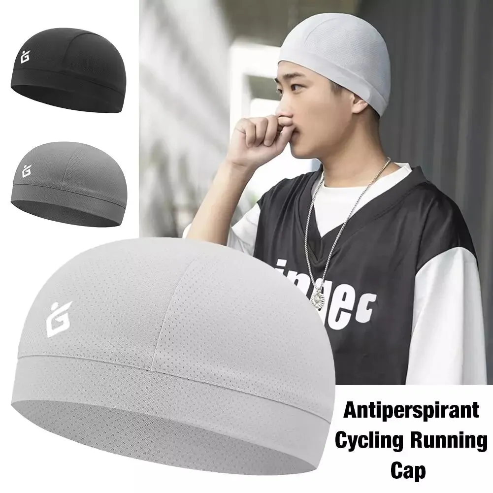 Quick-Drying Skullcap Beanie Cycling Cap Hat Men Women Summer Ice Silk ...