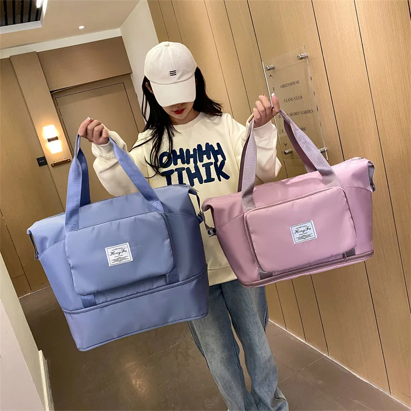 Foldable-Luggage-Bag-Extended-Travelling-Bag-Waterprof-Oxford-Handbag ...