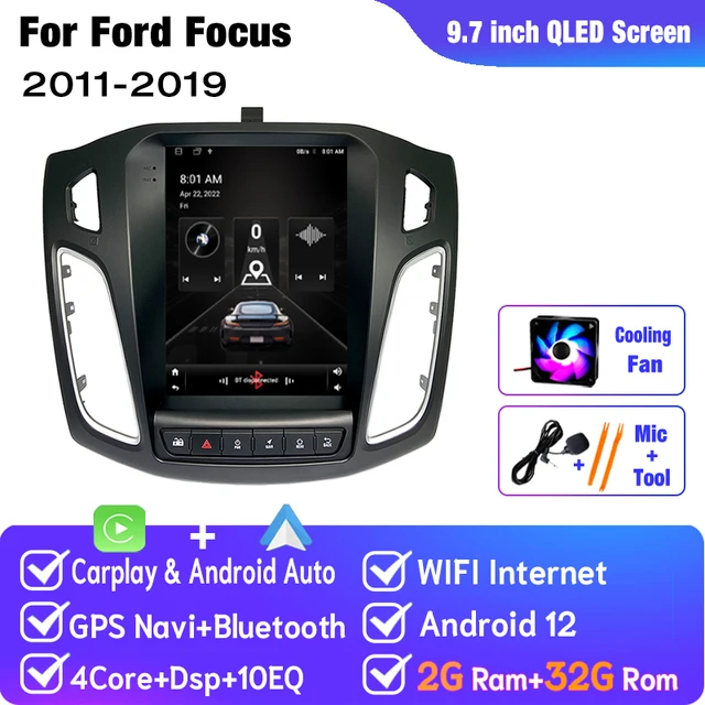 Auto Android Voor Ford Focus Mk3 Radio Carplay Multimedia Tesla Scherm ...