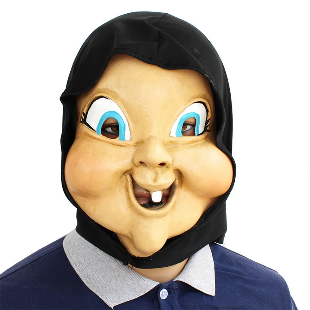 Movie-Happy-Death-Day-Masks-Scary-Latex-Halloween-Mask-Full-Head-Party ...