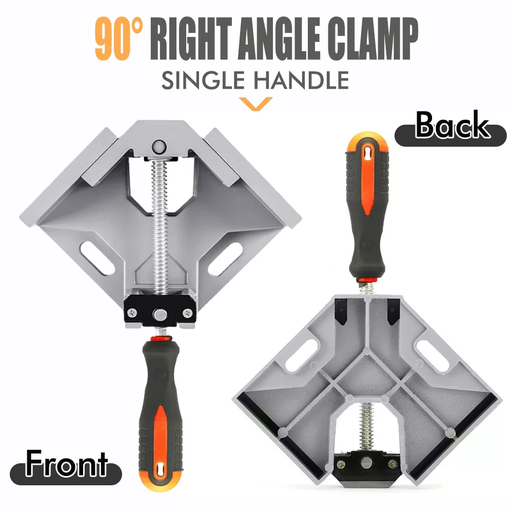 90Degree Right Angle Clip Clamp Single Handle Aluminum Alloy Corner ...