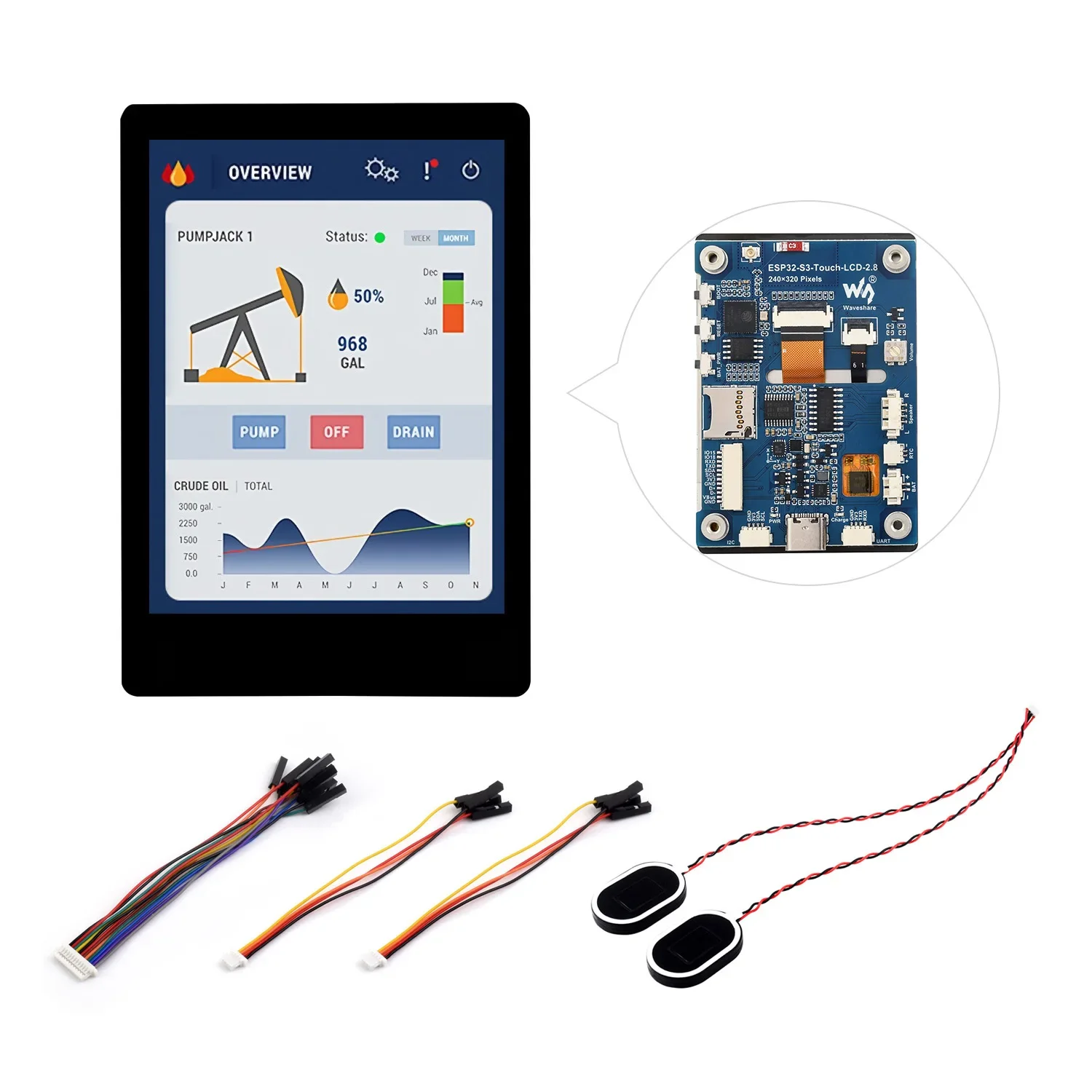 Waveshare-Placa-capacitiva-do-desenvolvimento-da-exposi-o-do-toque ...
