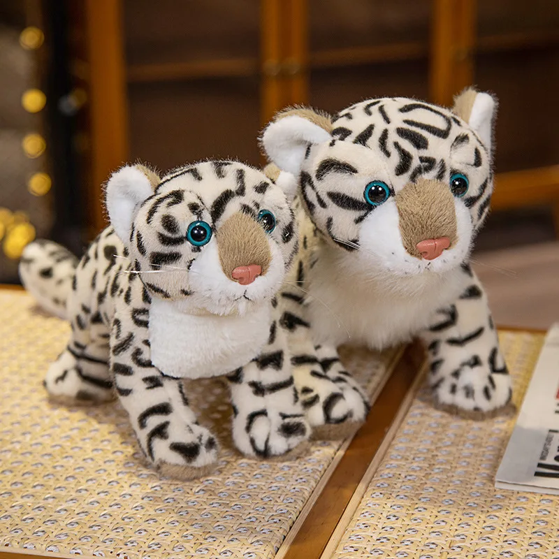 43-52CM-Simulation-Plush-Toys-Jungle-Animals-Snow-Leopard-Stuffed-Doll ...