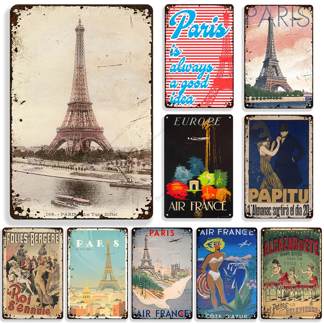 Vintage Paris Signs