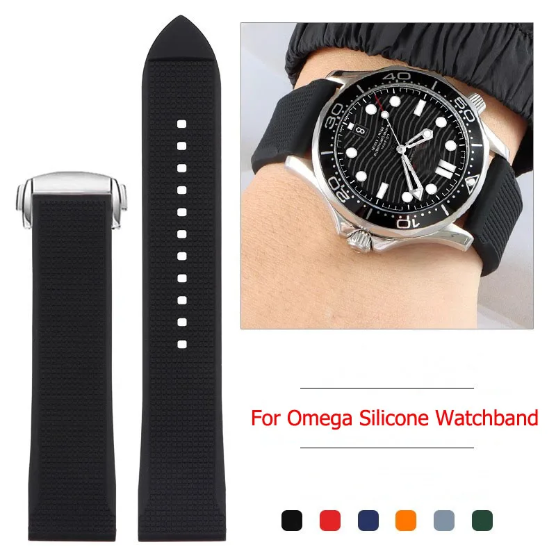 Watchbands-for-Omega-Seamaster-300-Speedmaster-for-19mm-20mm-21mm-22mm ...