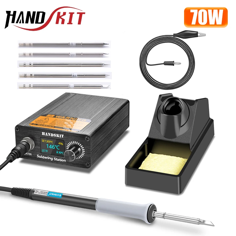 T12 Soldering Station Set Lcd Digital Display Welding Iron Quick ...