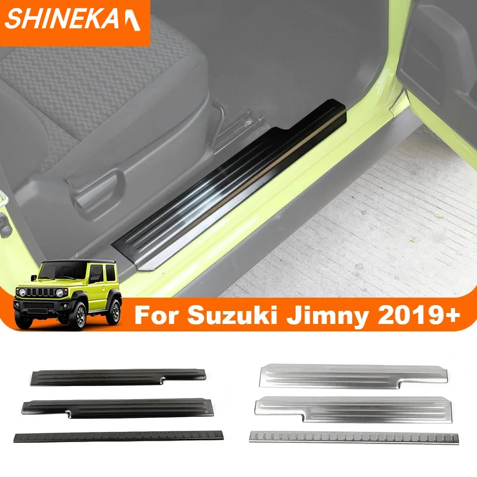 SHINEKA-Car-Threshold-Door-Sill-Strips-Tailgate-Inner-Guard-Plate-Cover ...