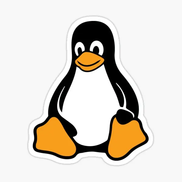 Linux-Cartoon-Pingouin-i-in-5-adet-kartmalar-karikat-r-sanat-bask-duvar ...