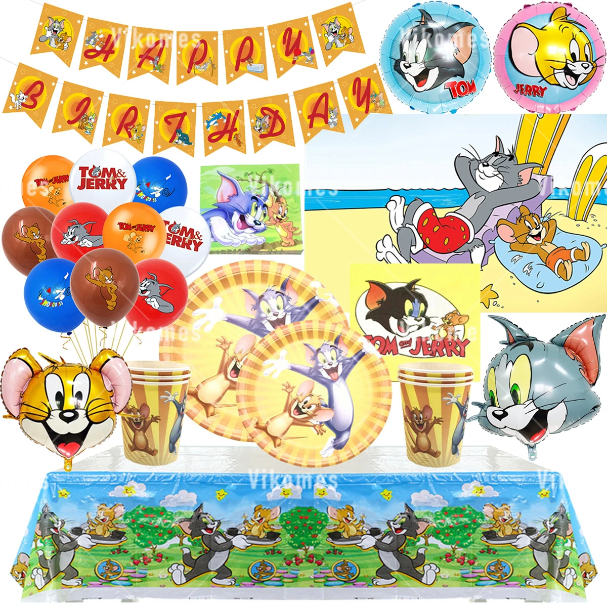 Tom And Jerry Cats Party