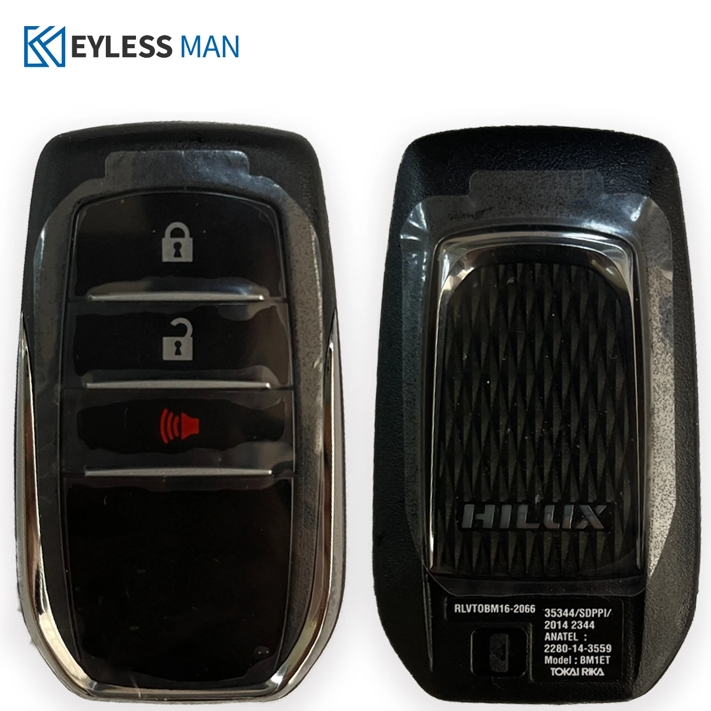 3 Button Oem Smart Remote Key Fob For Toyota Hilux SRV 4X4 2014 2018 ...