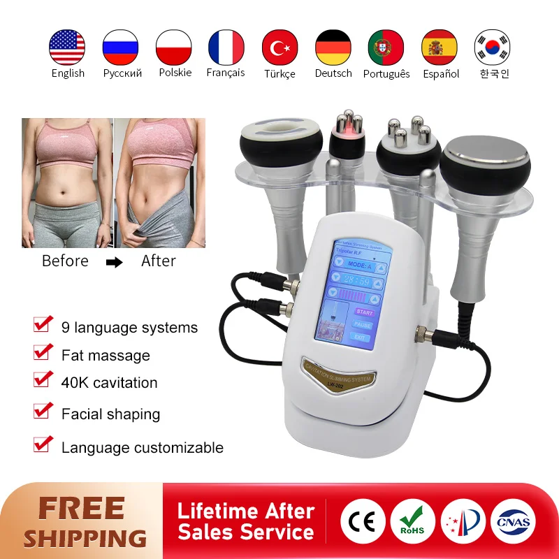 New-Arrival-4-3-in-1-40K-Ultrasonic-Cavitation-Vacuum-Slimming-Machine ...