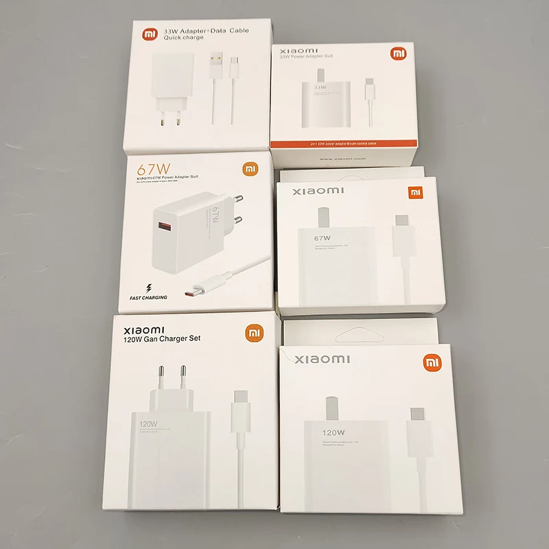Xiaomi-Turbo-Charger-33W-67W-120W-EU-US-Fast-Charging-Adapter-USB-Type ...