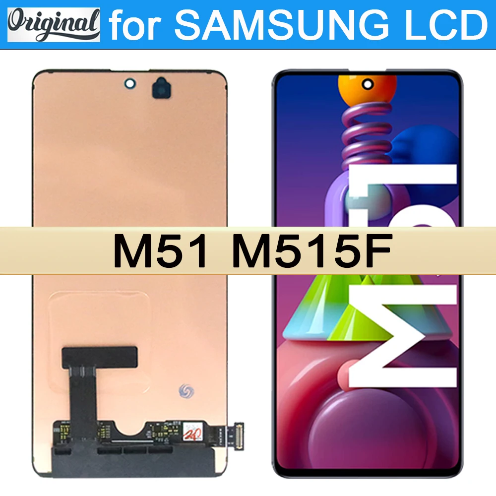 Original-AMOLED-6-7-Display-For-Samsung-Galaxy-M51-M515-M515F-M515F-DS ...
