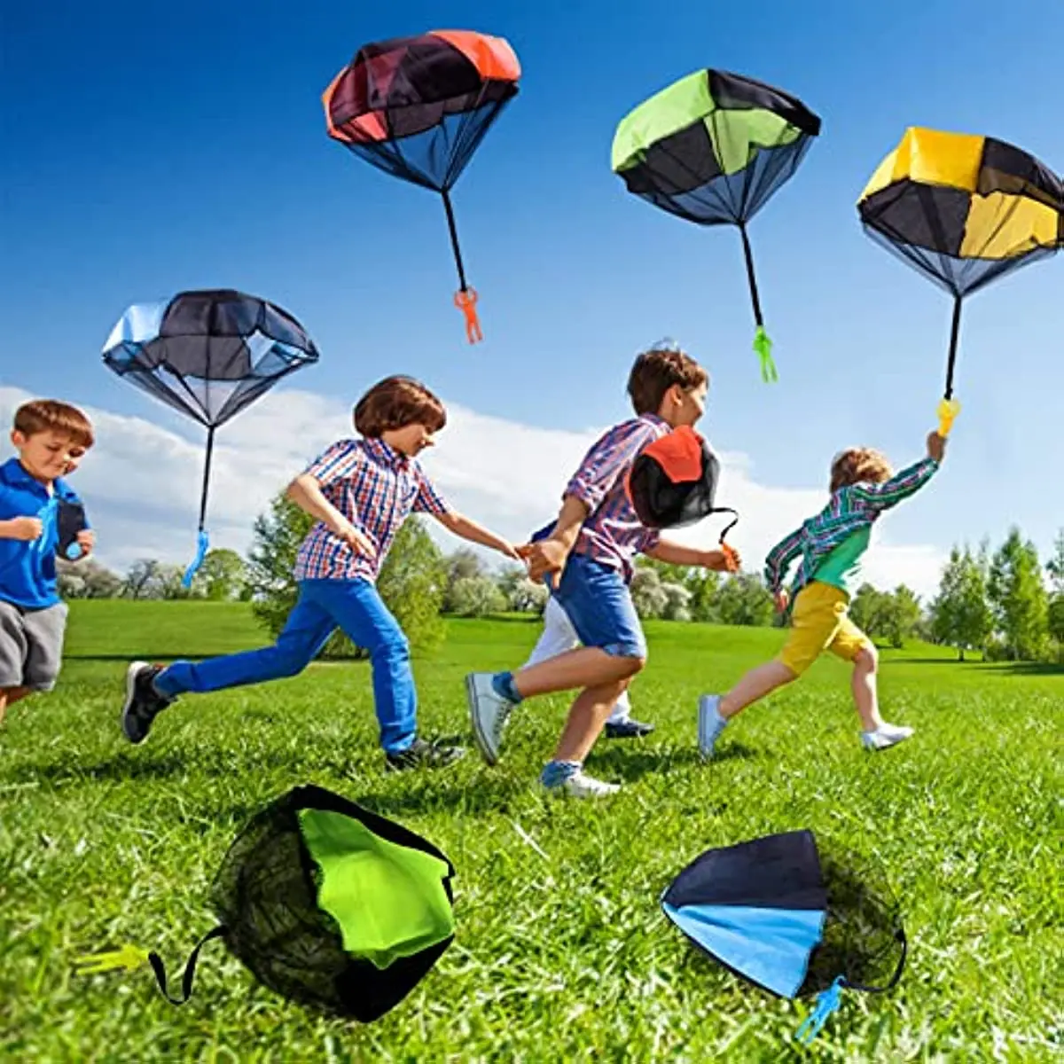 Outdoor-Funny-Kids-Hand-Throwing-Parachute-Toy-Game-for-Children-Fly ...