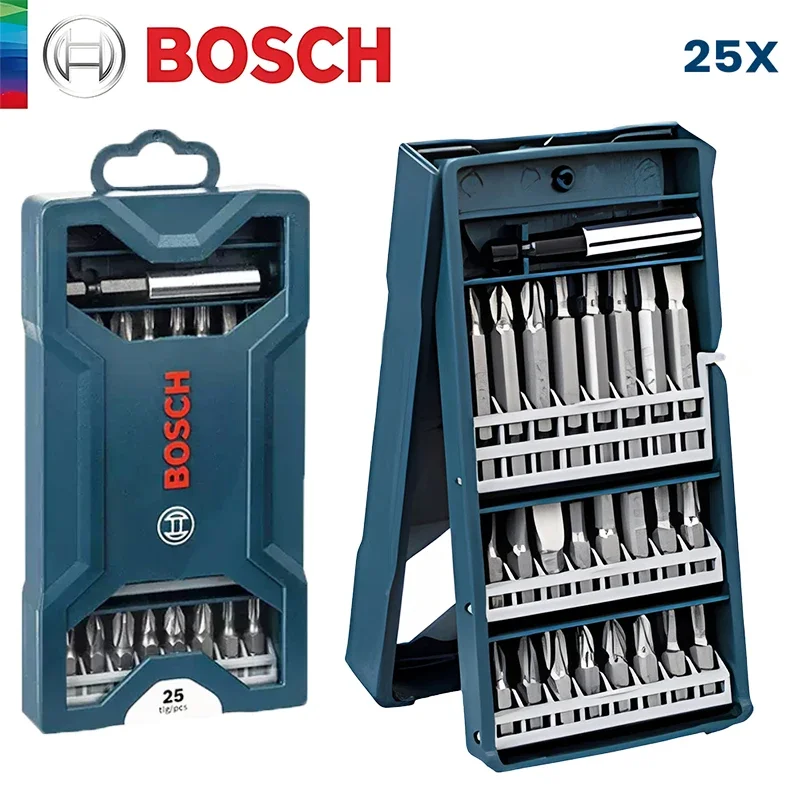 Bosch 25Pcs Replaceable Screwdriver Head Kit High Hardness Electric ...