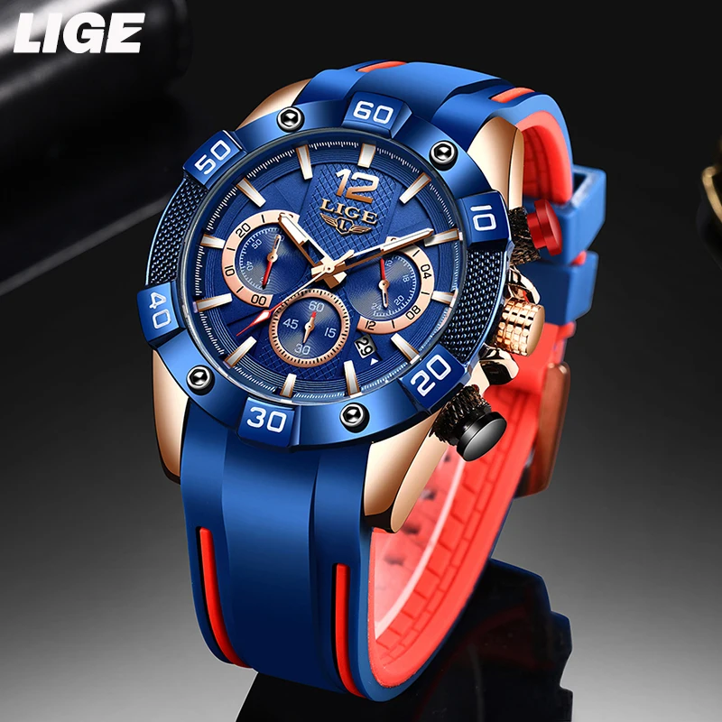 LIGE-Fashion-Quartz-Man-Watch-Business-Luxury-Casual-Sports-Silicone ...