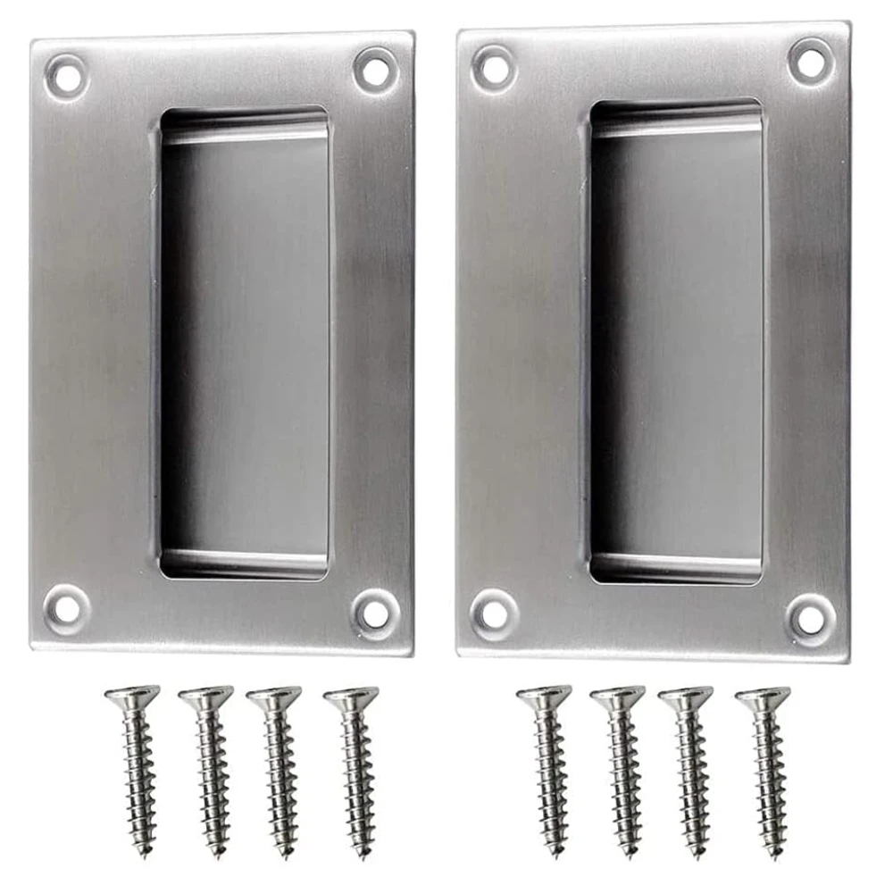 Hidden-Recessed-Pull-Handle-Stainless-Steel-Square-Flush-Concealed ...