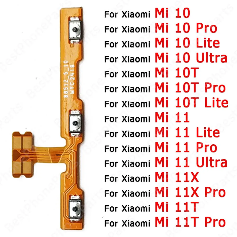 For-Xiaomi-Mi-11-Lite-11T-11X-10-Ultra-10T-Pro-Side-Button-Switch ...