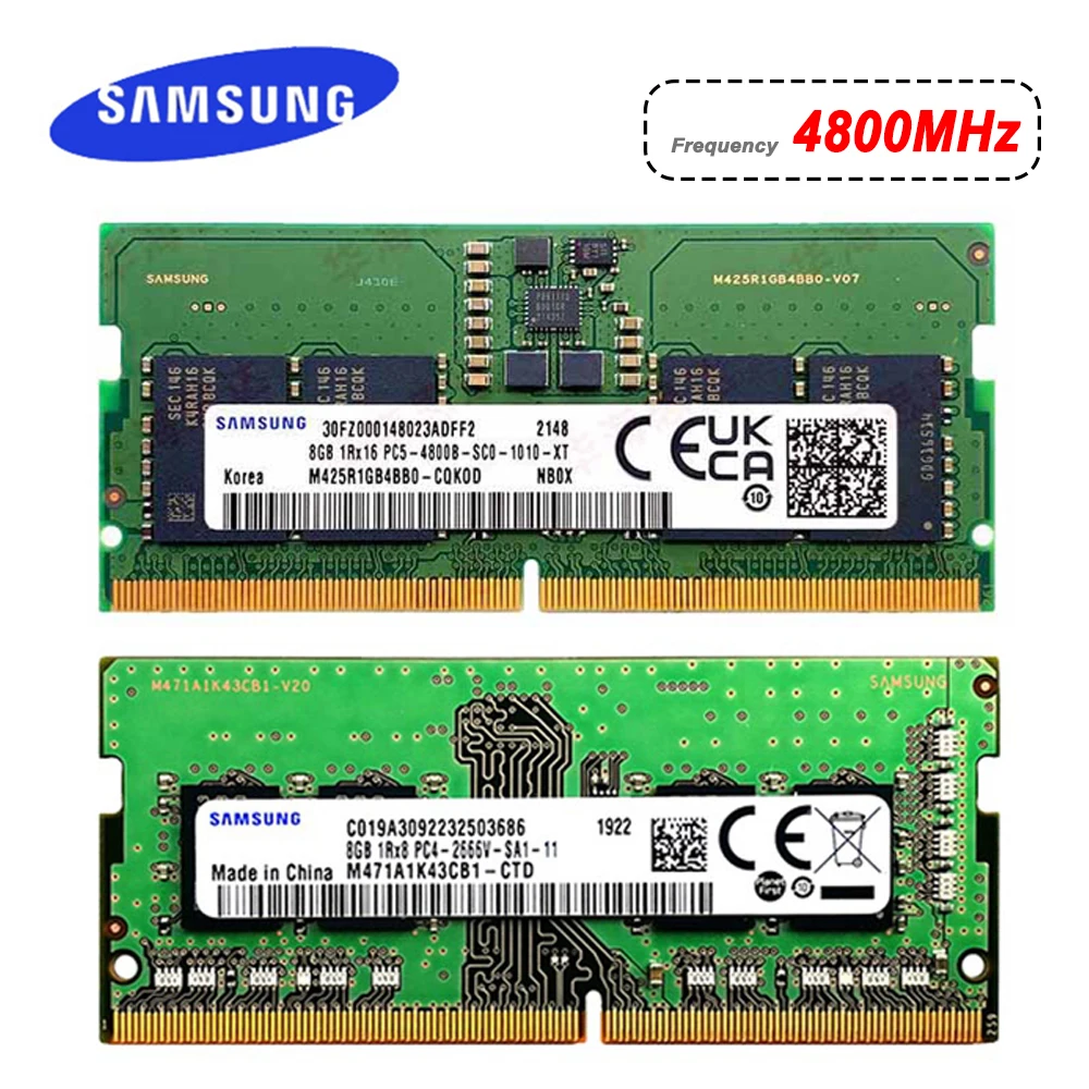 Memória RAM SAMSUNG DDR4 DDR3 32GB 16GB 8GB 4GB DDR5 4800Mhz 3200Mhz ...