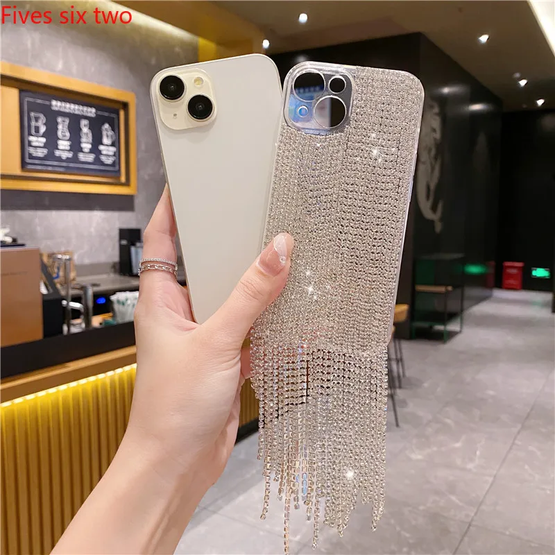 Luxury-Korean-Glitter-Rhinestone-Tassels-Shiny-Cases-For-Xiaomi-Redmi ...
