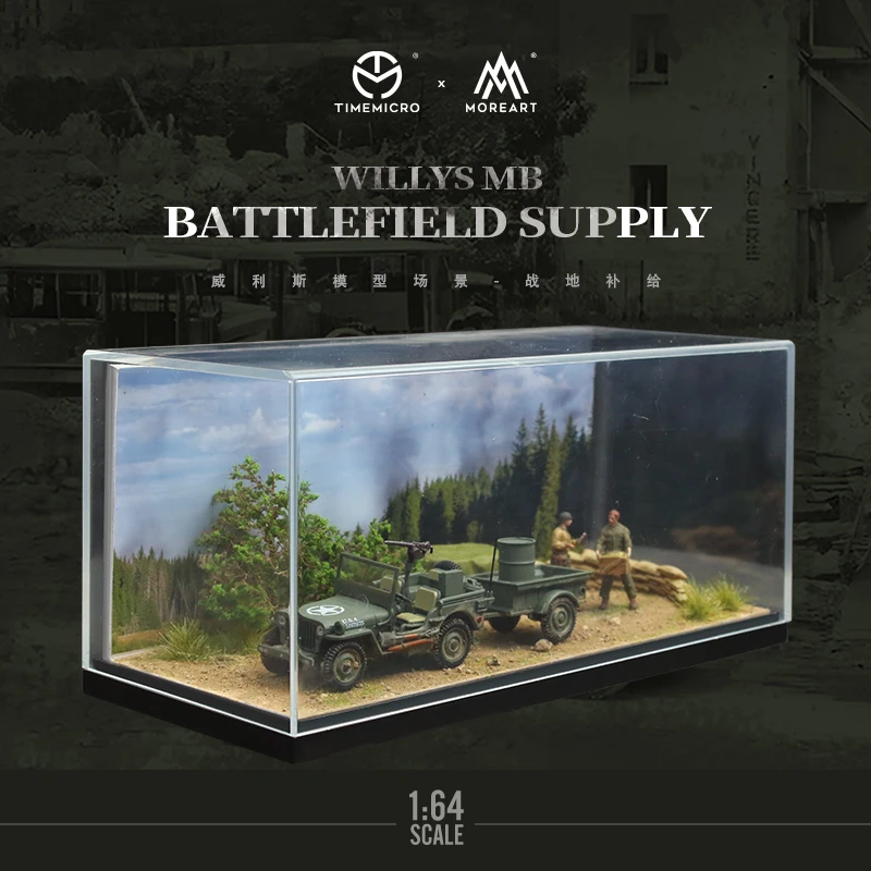 Mais-Art-Time-Micro-Willys-MB-Trailer-e-Diorama-Set-Edi-o-Limitada-para ...