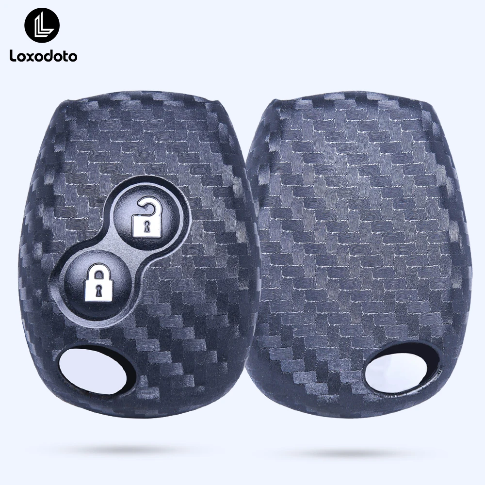 Silicone Carbon Car Key Cover Protector for Nissan Terrano 2020 Almera ...