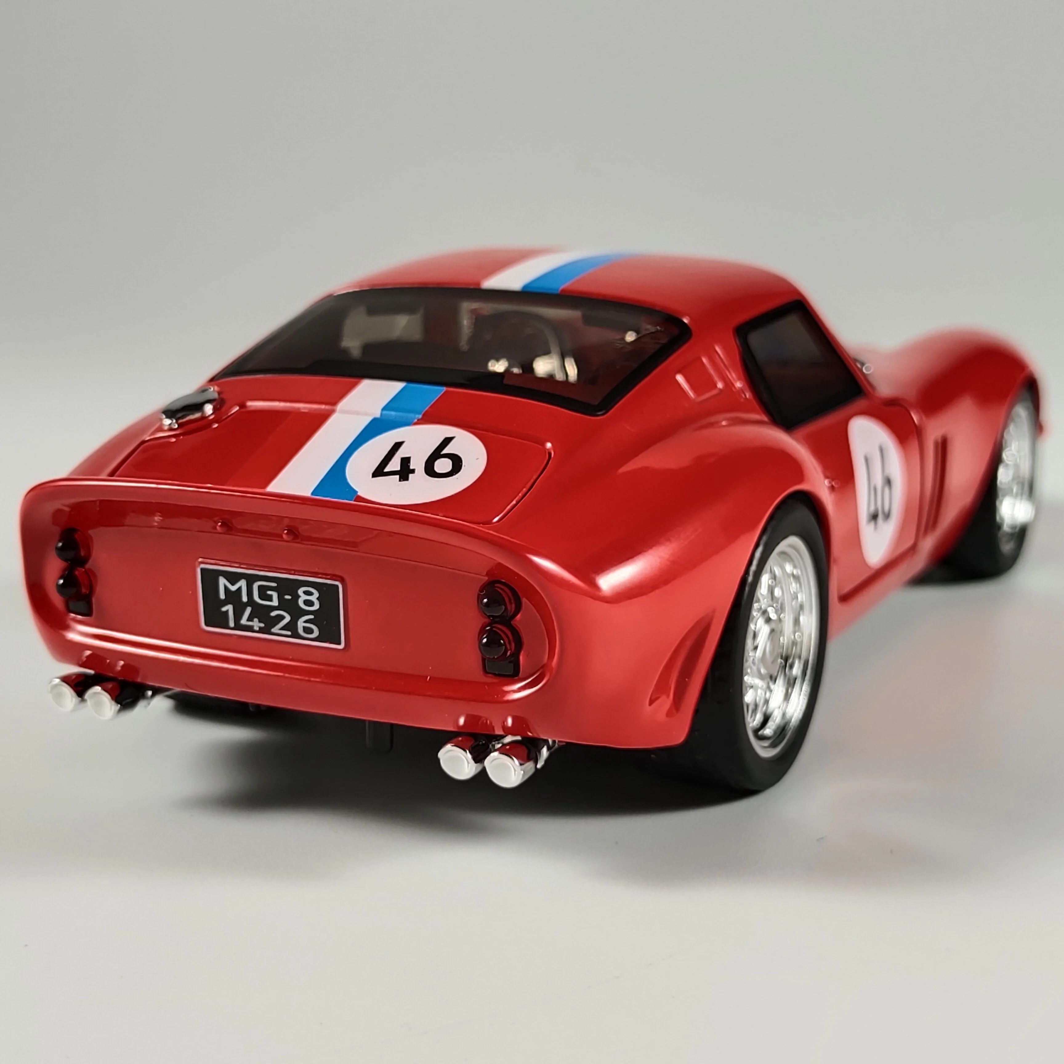 1:32 250 GTO Super Sports Car Alloy Diecast Model Car Metal Light And ...
