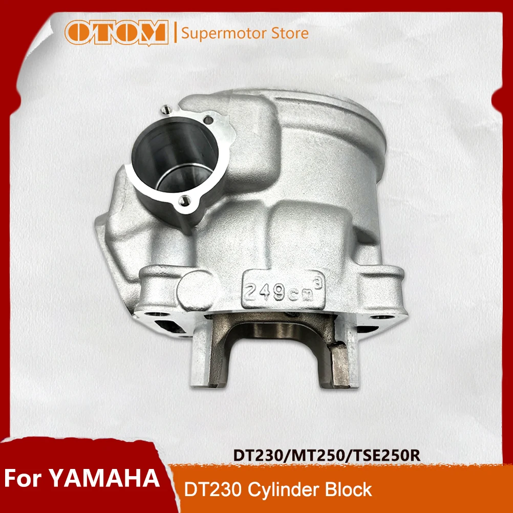 DT230 MT250 Motorcycle Accessories 66.8mm Cylinder Block Two-Stroke ...