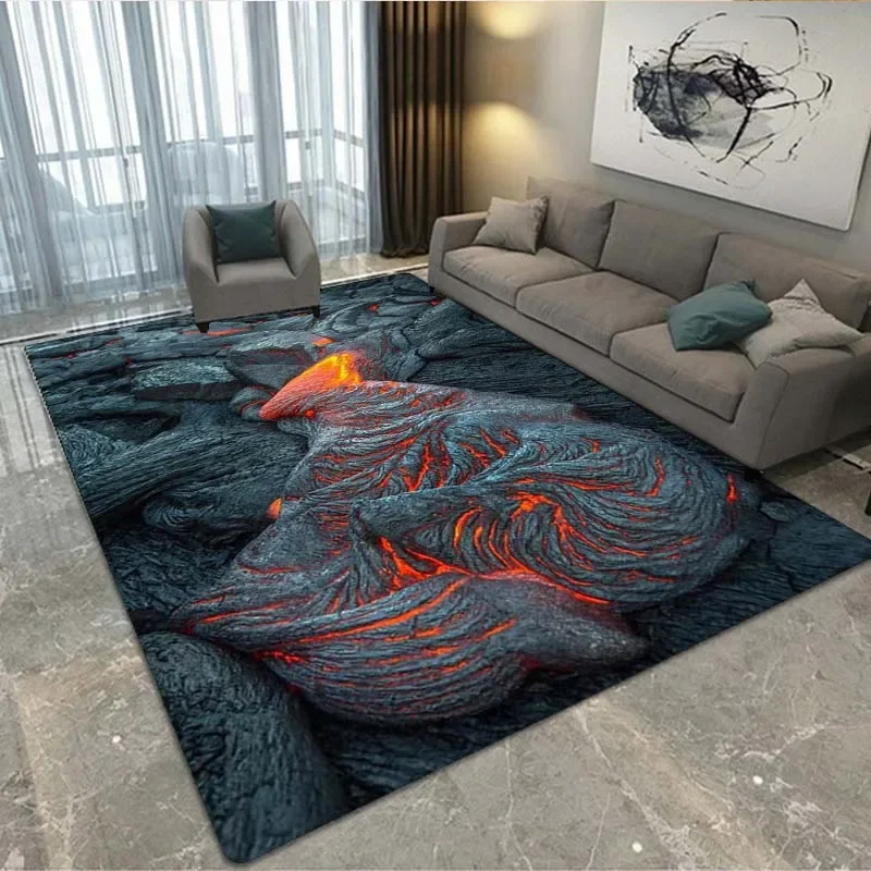 Volcanic-lava-carpet-large-size-living-room-bedroom-sofa-door-mat ...