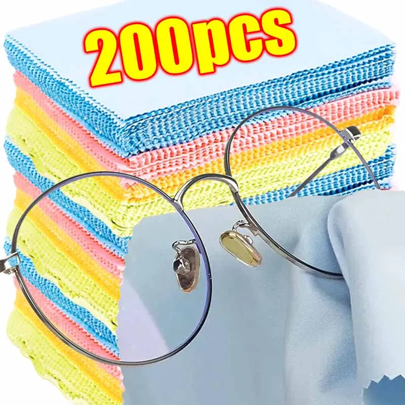 Solid-Color-Microfiber-Glasses-Cleaning-Cloth-High-Quality-Soft-Chamois ...