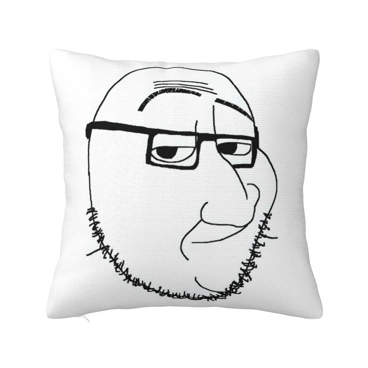 Smug Soyjak Meme Pillowcase Polyester Cushion Cover Decor Smiling Wojak ...