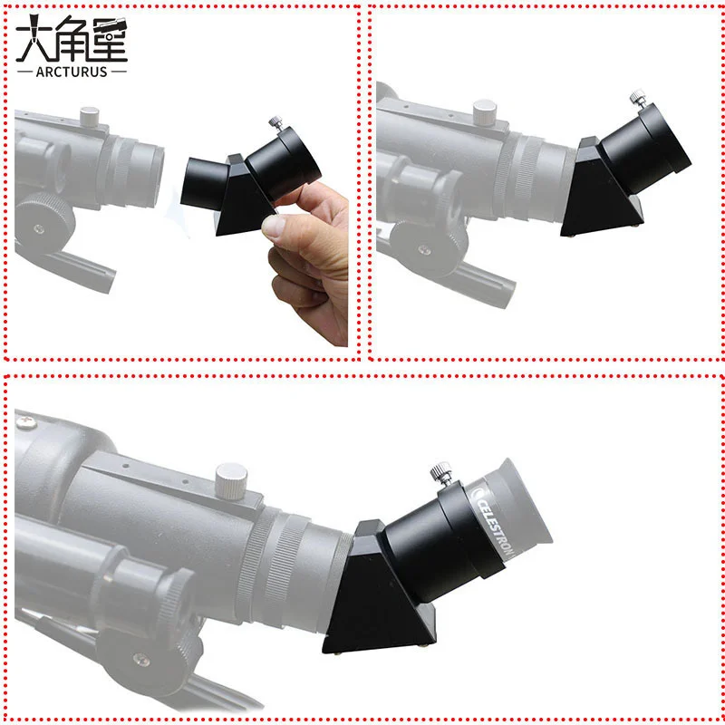 Diagonal-Adapter-Zenith-Diagonal-Mirror-Prism-1-25inch-45-Degree ...