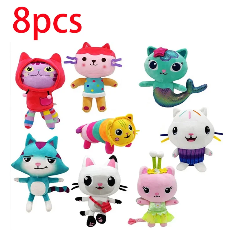 8pcs-set-PVC-Gabby-Dollhouse-Figure-Toy-Mercat-Cartoon-Stuffed-Animals ...