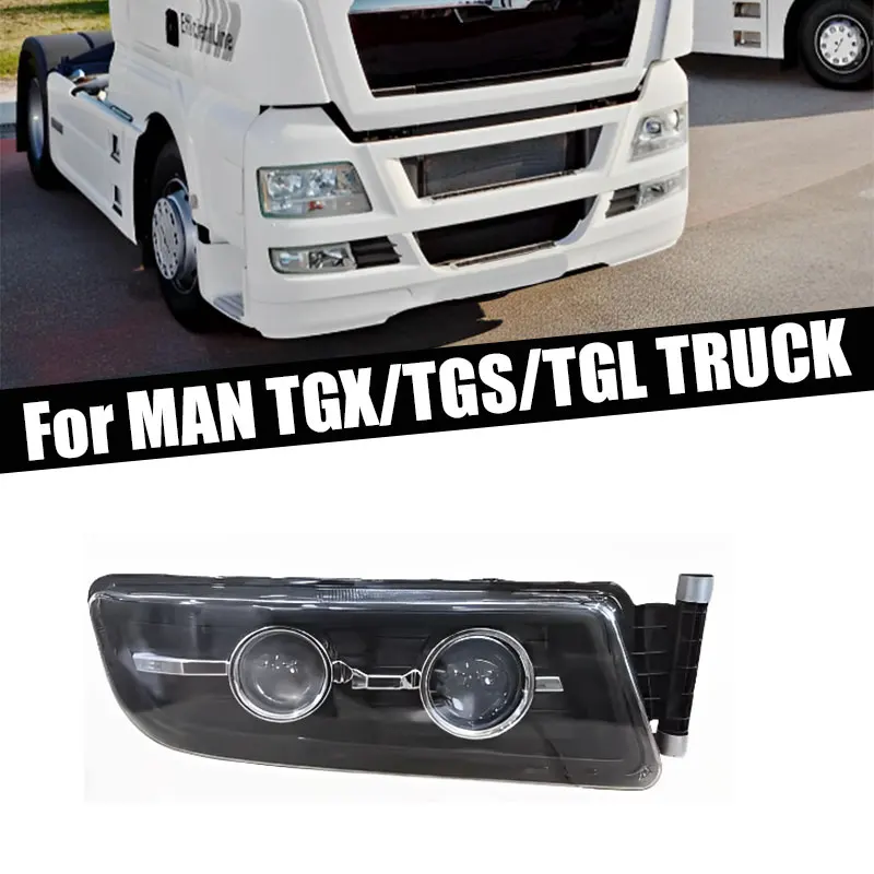 For MAN TGX/TGS/TGL TRUCK Modified Auto LED Fog Lamp Daytime Running ...