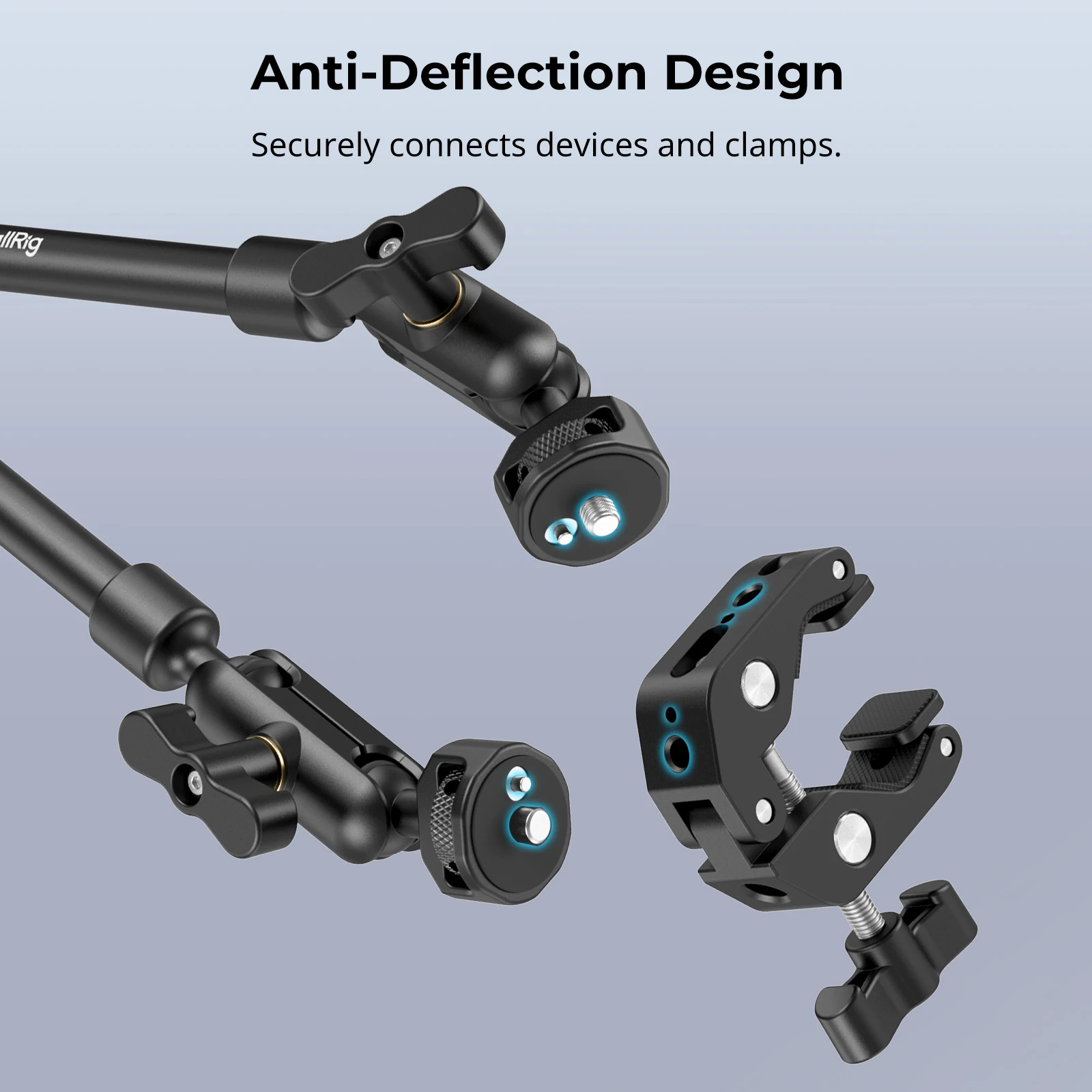 SmallRig 4766 Magic Arm with Crab Clamp Kit Adjustable Desktop Tripod ...