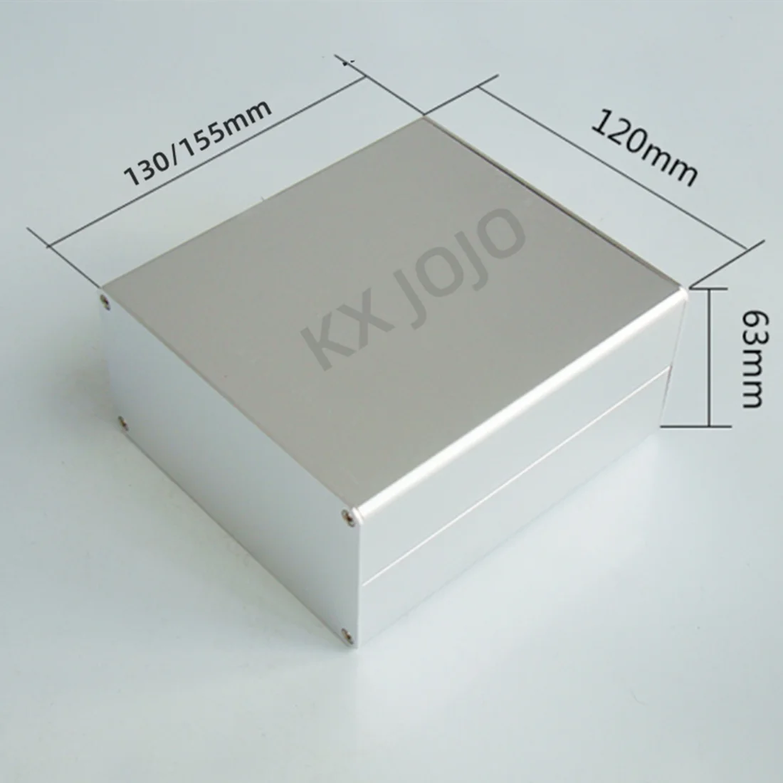 Aluminum-Enclosure-120-63-130-155mm-Split-Box-PCB-Silver-Black ...