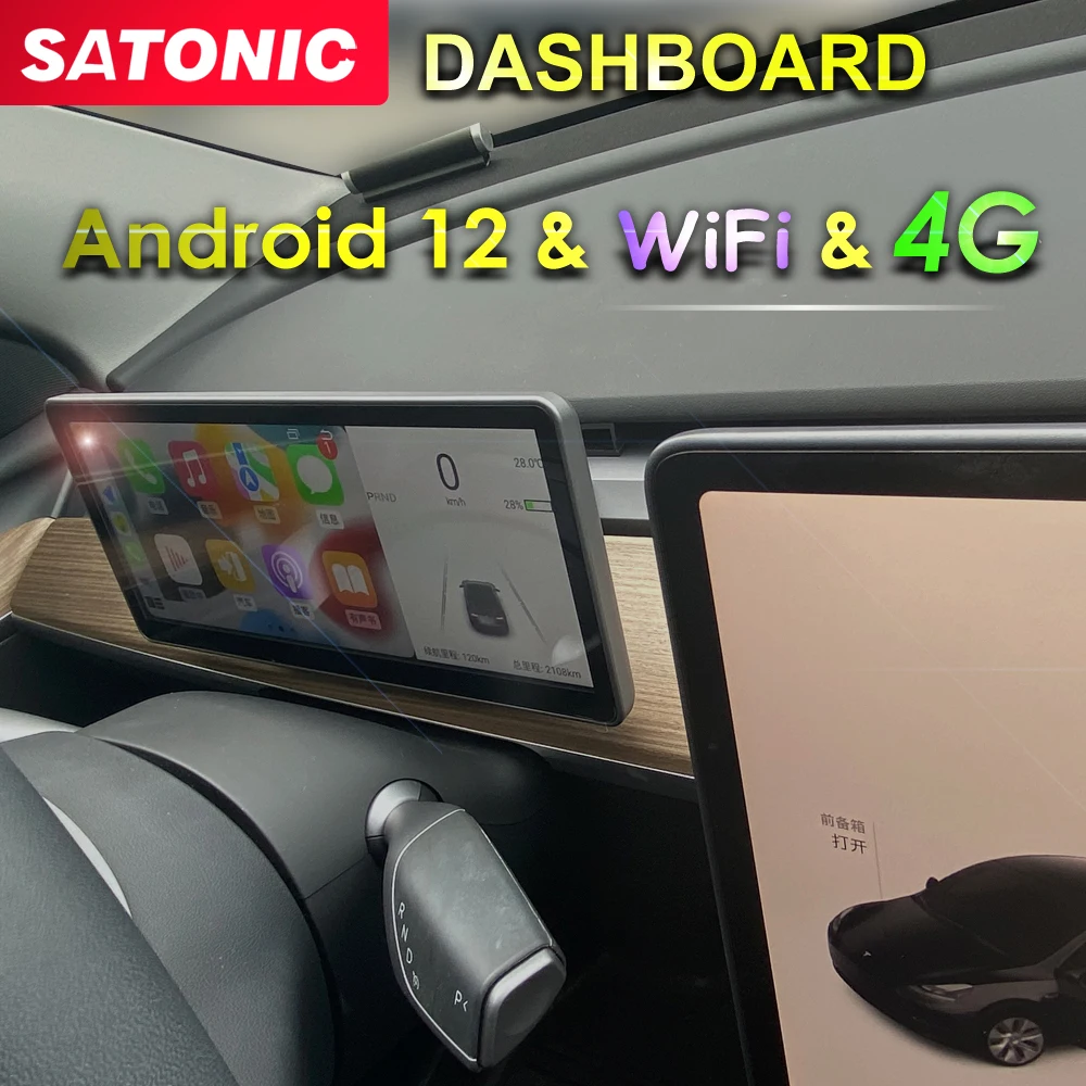 10-25-Dashboard-Andriod-Display-Information-Panel-For-Tesla-Model-Y-3 ...
