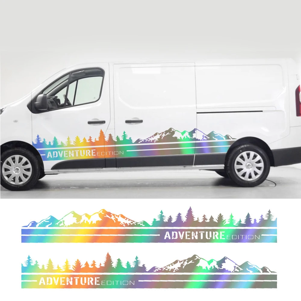 Car Door Stickers For Renault Trafic 3 2 MK1 MK2 MK3 Tuning Accessories Camper Van Side Stripes ...