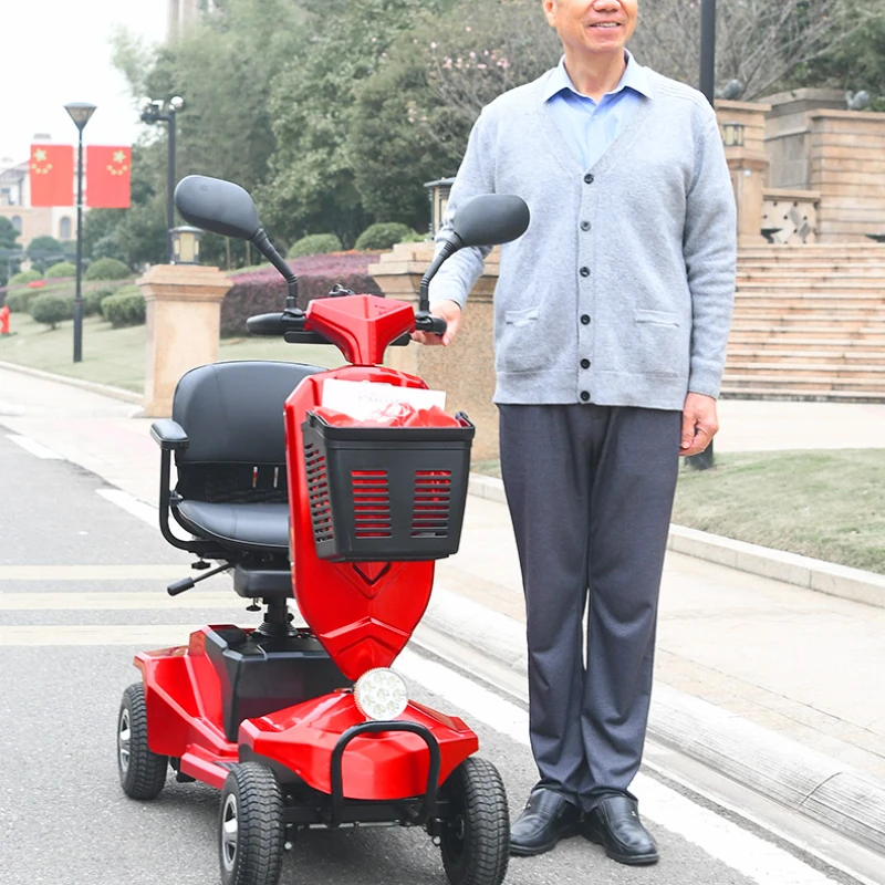 Scooter-four-wheel-electric-vehicle-home-moped-for-the-elderly-and ...