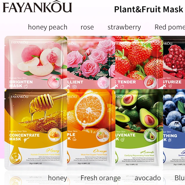 Natural-Extraction-Skin-Care-Natural-Fruit-Plant-Facial-Mask ...