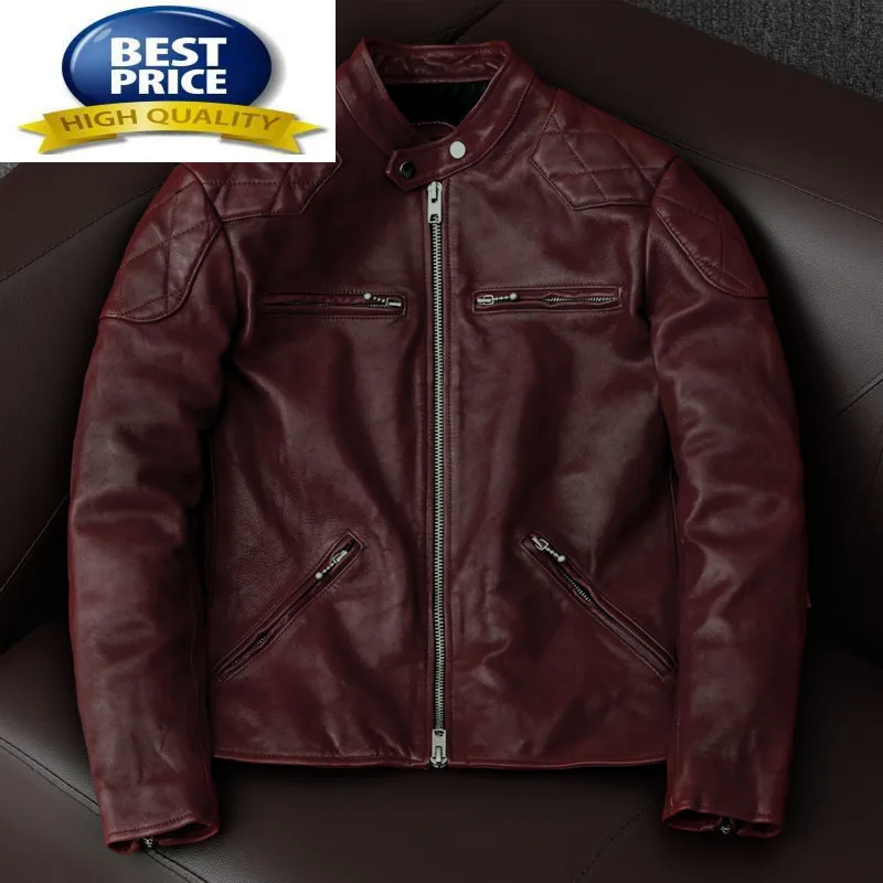 Leather-Jacket-Vintage-Men-Streetwear-Motorcycle-Jackets-Sheepskin-Coat ...