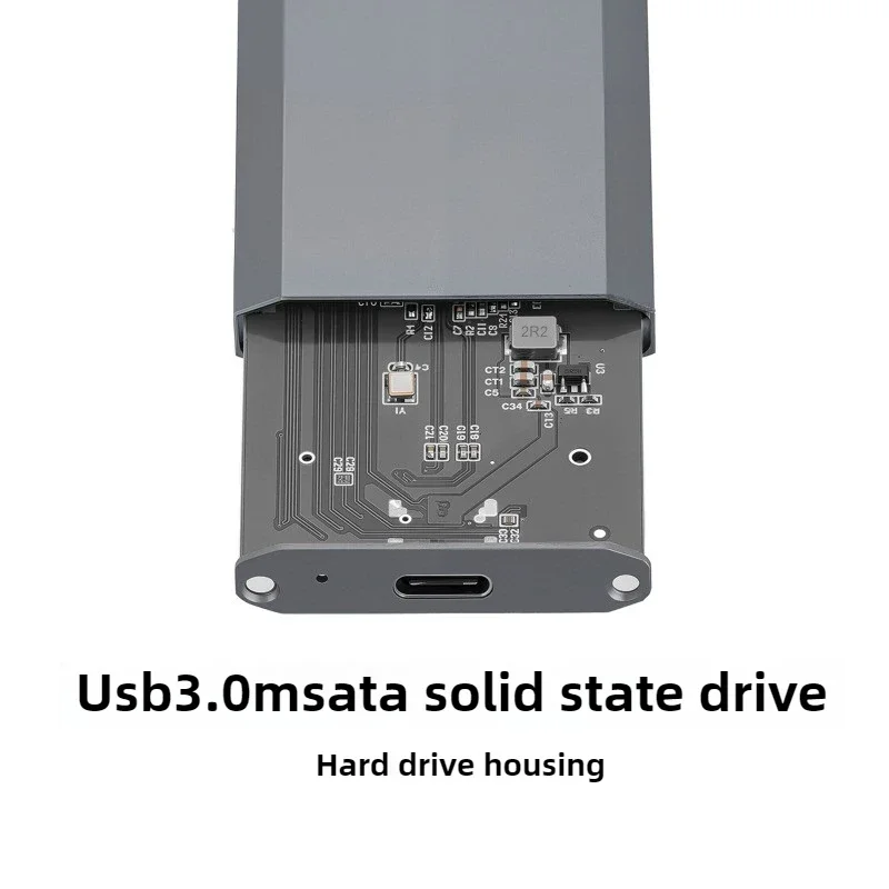 mSATA To USB 3.1 SSD Enclosure 10Gbps SSD Enclosure Adapter Case with ...