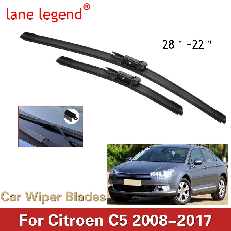 Car-Windshield-Windscreen-Wiper-Blades-For-Citroen-C5-2008-2017-Front ...